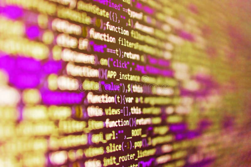 Displaying Program Code on Computer. Information Technology Website Coding Standards for Web ...