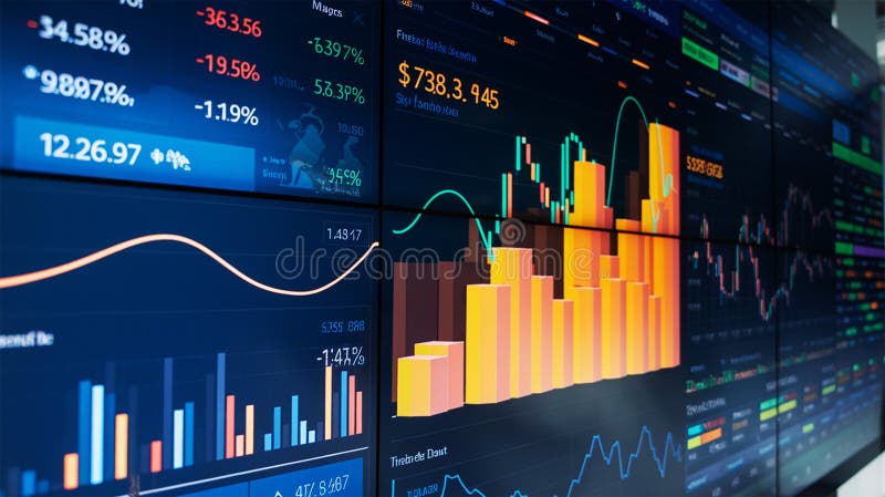 Displaying Realistic 3D Financial Data Visualizations with a Bright ...