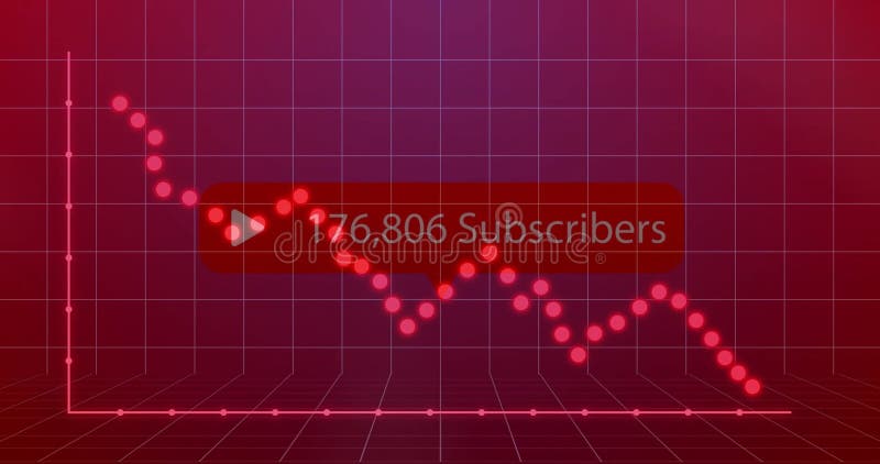 Displaying Red-pink Subscriber Count in Analytics Space, Points and ...