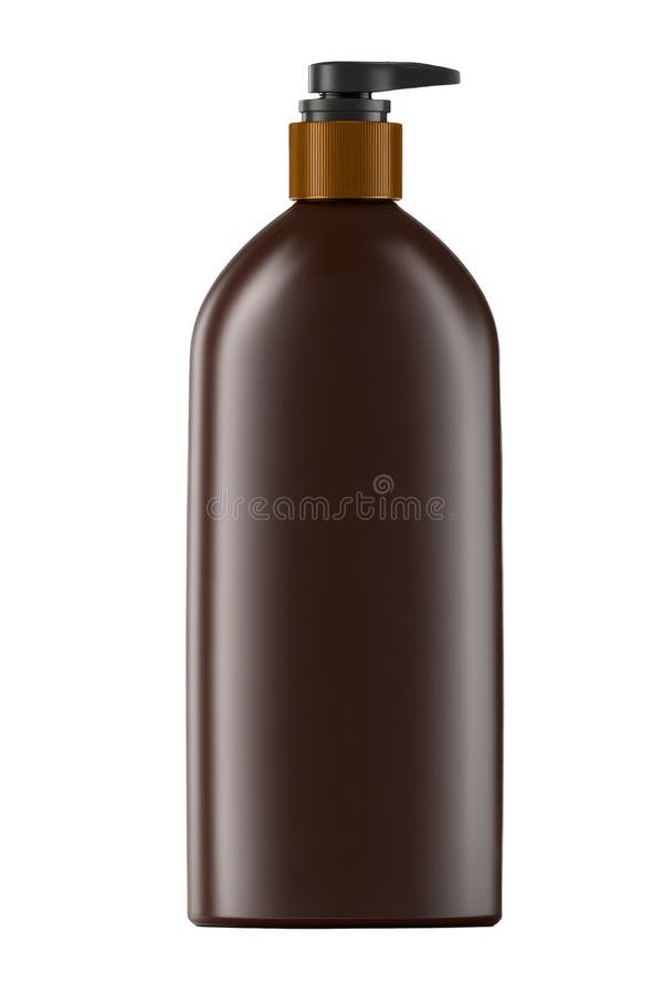 Displaying a Salon-size Shampoo or Conditioner Bottle. Stock Image ...