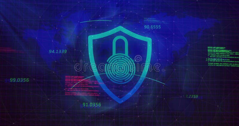 Glowing Red Fingerprint Icon Stock Illustrations – 112 Glowing Red ...