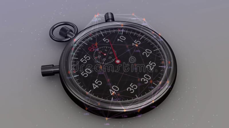 Displaying Stopwatch Time with Data Processing and Network Connection ...