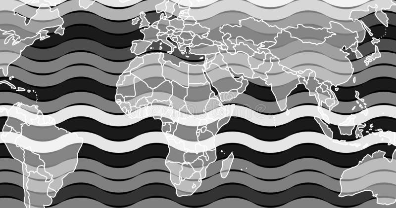 Gray Wave World Map Stock Illustrations – 1,272 Gray Wave World Map ...