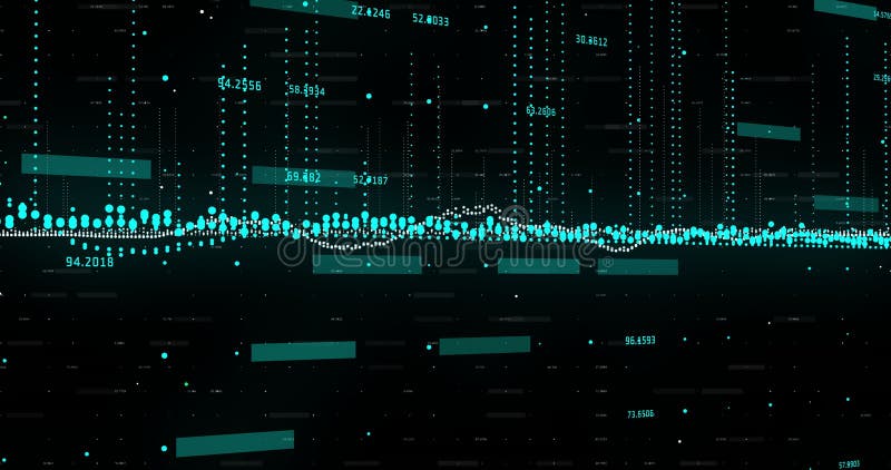 Displaying Teal Dot and Bar Series on Digital Dashboard, with Numeric Labels and Grid Lines ...