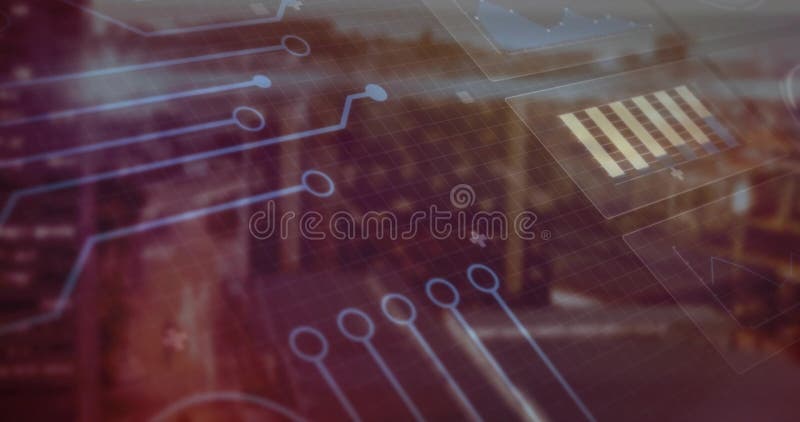 Digital Circuit Design Overlay Stock Illustrations – 358 Digital ...