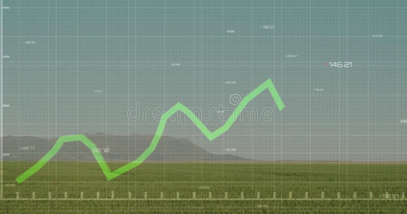 Displaying Transparent Grid Overlaying Field Beneath Clear Sky, with ...
