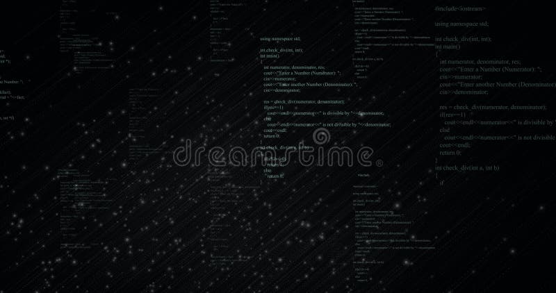 Displaying Vertical C++ Code Blocks Showing Include Directives on Digital Interface, with ...
