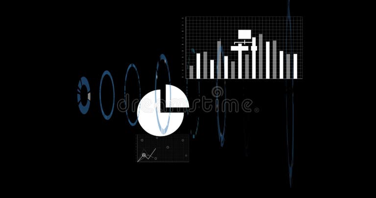 Displaying White Pie Chart on Dashboard, with Bar Chart, Line Plot ...