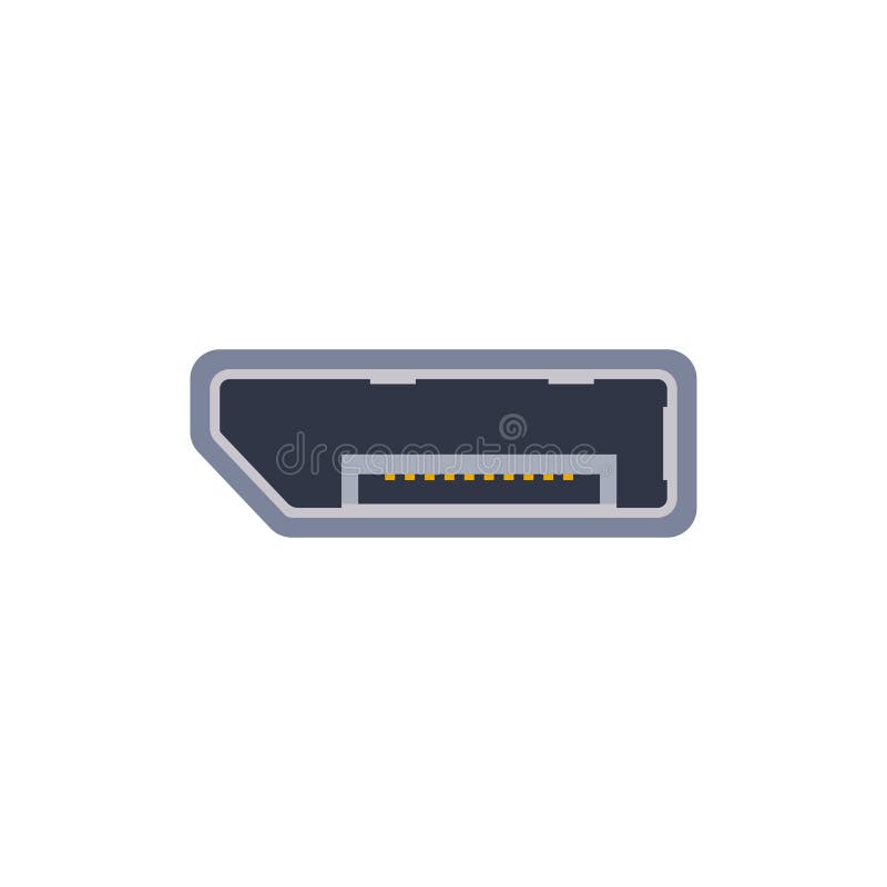 Displayport Stock Illustrations – 415 Displayport Stock Illustrations ...