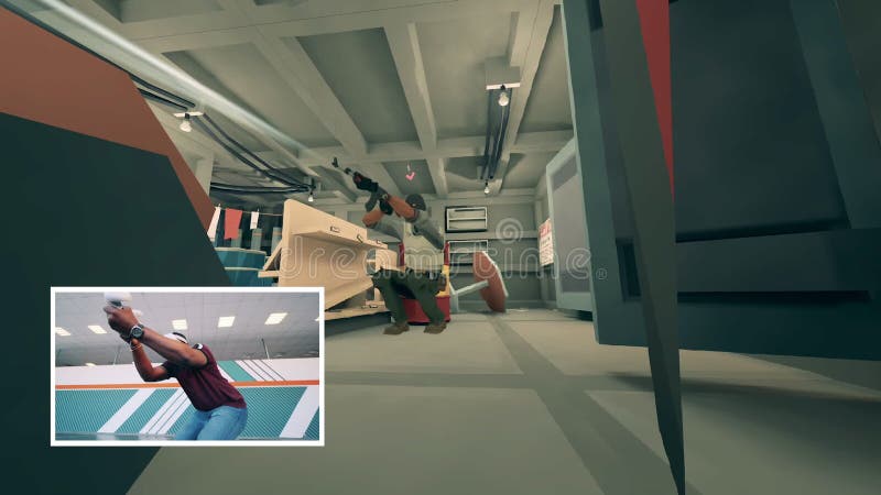 Displays of an African Man and His Character in a 3D Virtual Game Stock ...