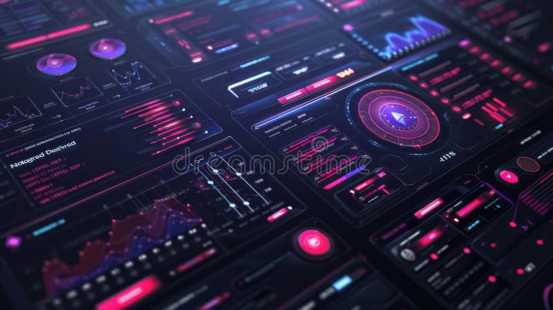Data Visualization Dashboard Showcasing Metrics and Analytics for ...