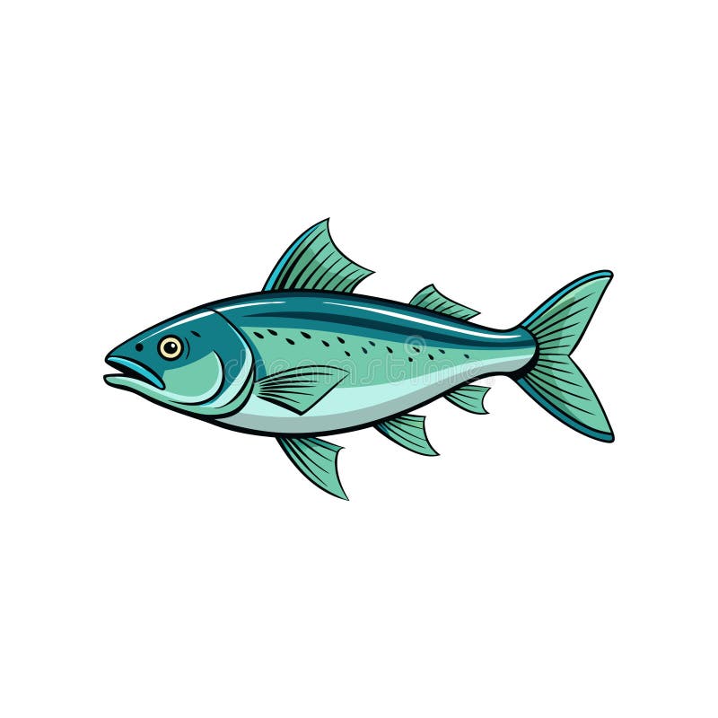 Detailed Illustration of Haddock in Water Stock Illustration ...
