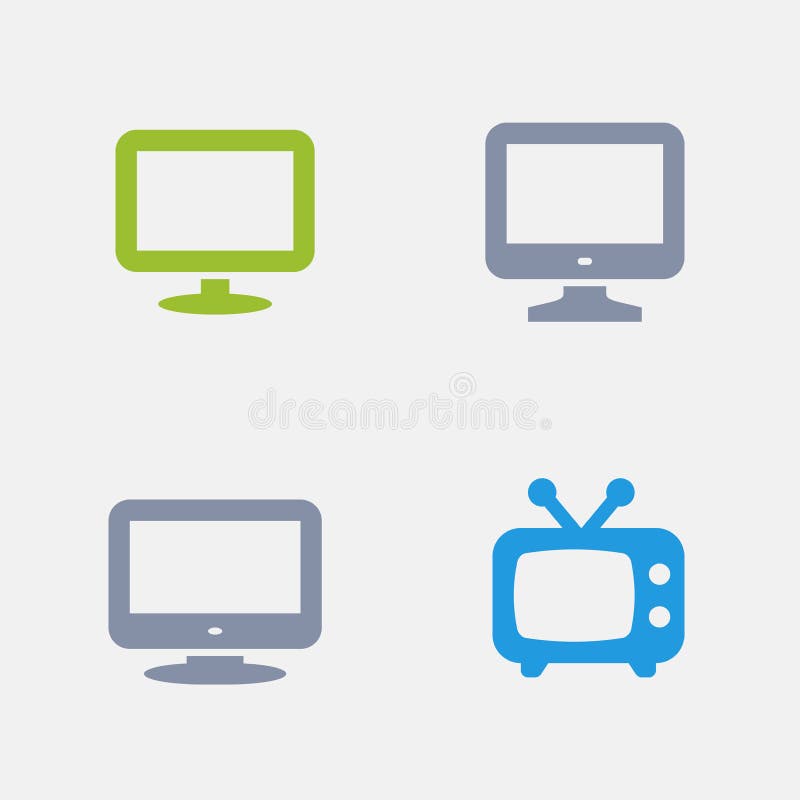 Displays - Granite Icons stock vector. Illustration of show - 98075729