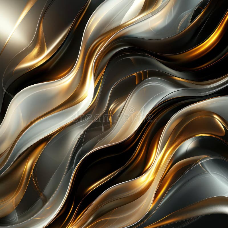 Displays a Smooth, Abstract Surface with Splashes of Color Stock Image ...