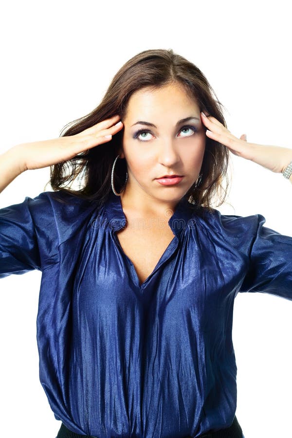 Displeased girl stock image. Image of displeasure, girl - 10267587