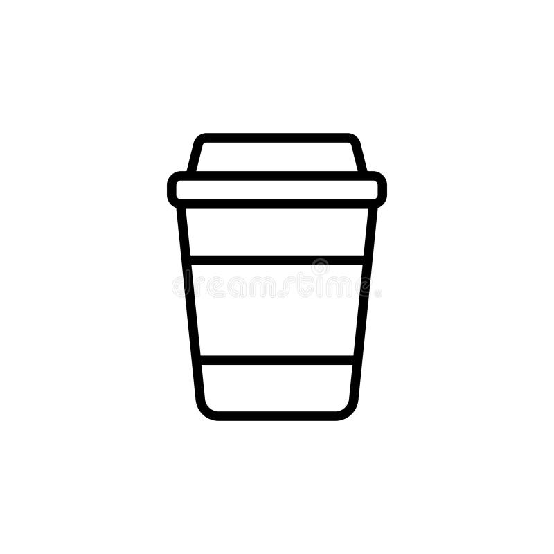 Disposable coffee cup stock illustration. Illustration of lighting ...