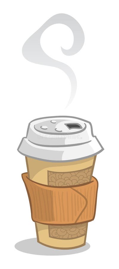 Disposable Coffee Cup stock illustration. Illustration of grande - 7152439