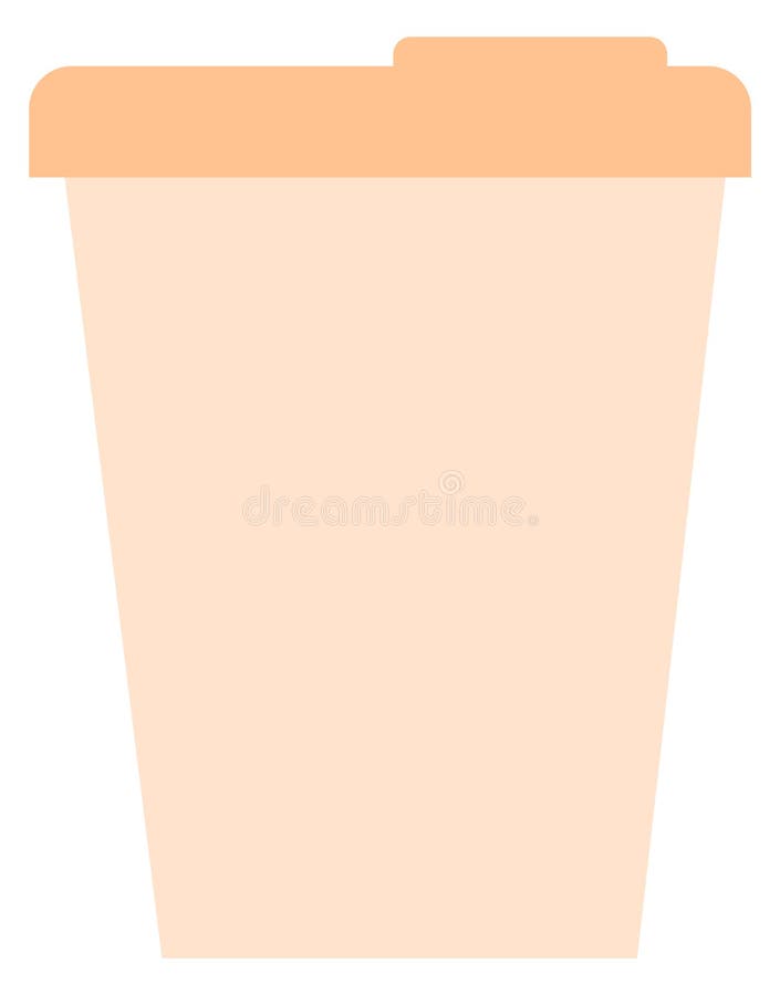 Disposable Cup Icon. Plastic Drink Container Symbol Stock Vector ...