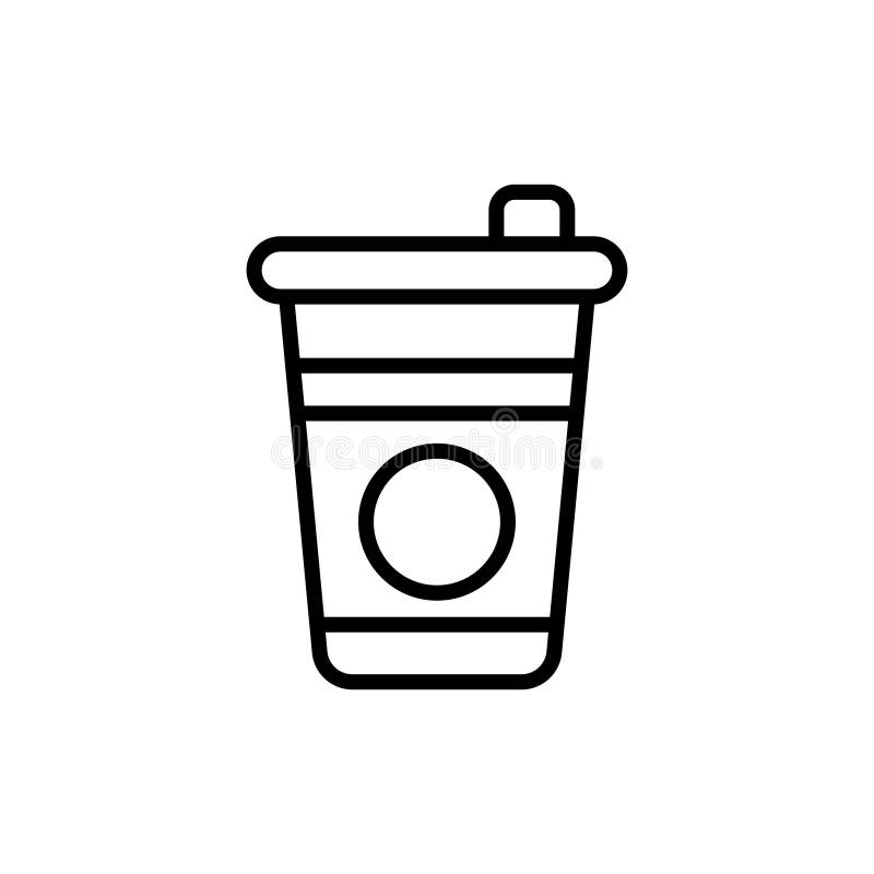 Disposable Cup Icon Vector Design Templates Stock Illustration ...