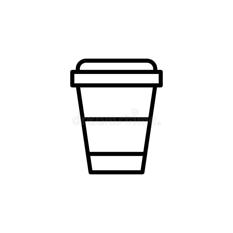 Disposable Cup Icon Vector Design Templates Stock Illustration ...