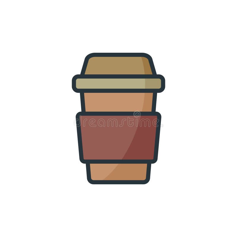 Disposable Cup Icon Vector Design Templates Stock Illustration ...