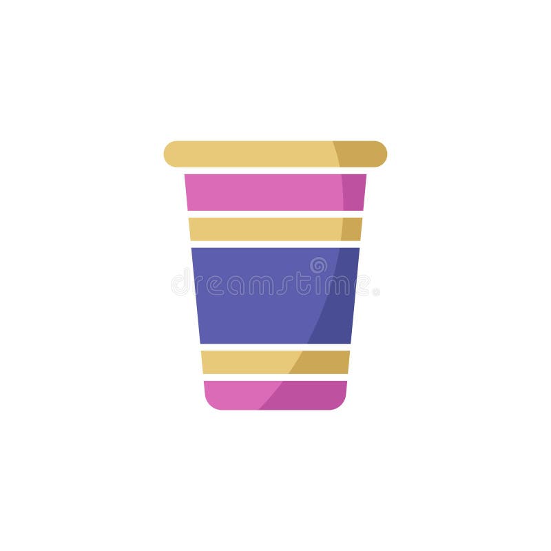 Disposable Cup Icon Vector Design Templates Stock Illustration ...
