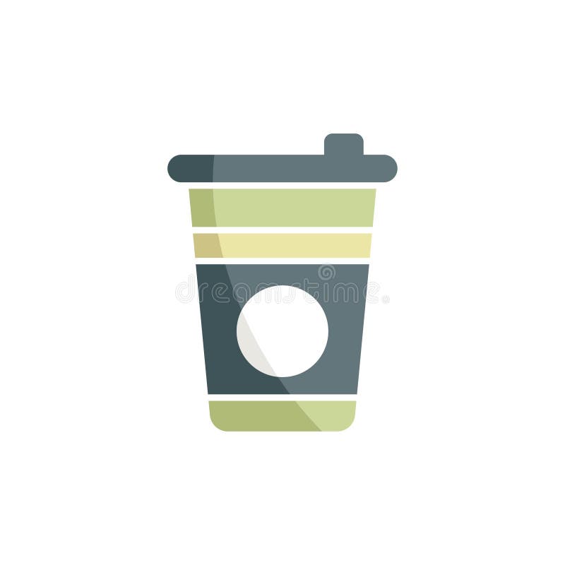 Disposable Cup Icon Vector Design Templates Stock Illustration ...
