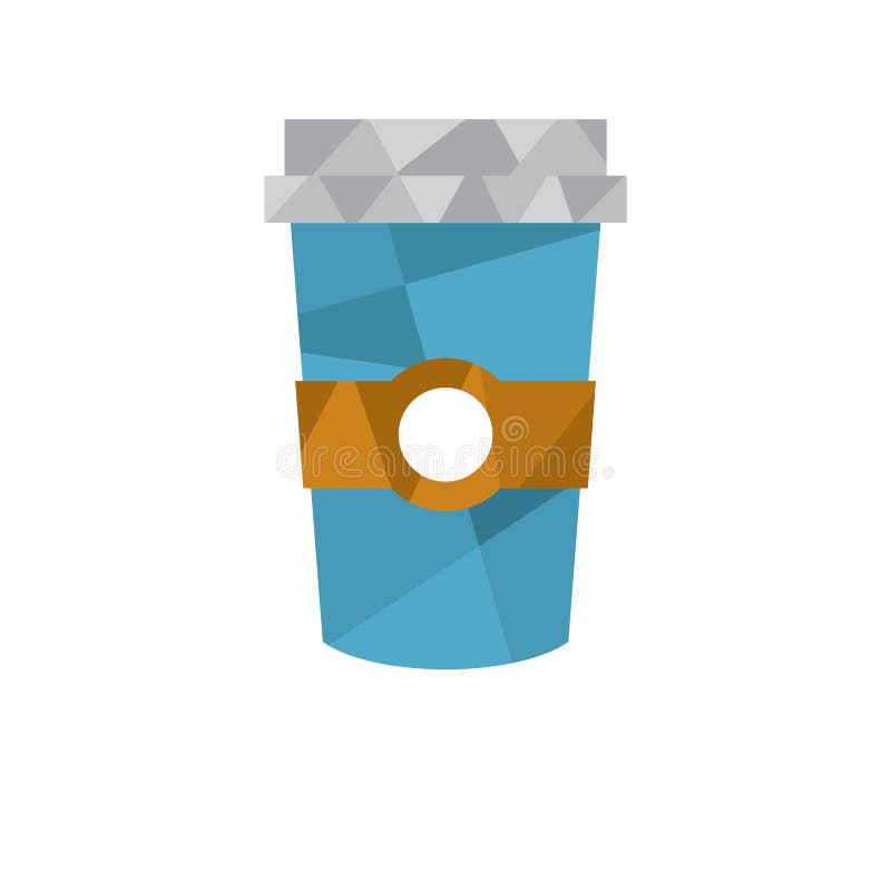 Disposable Cup. Vector Illustration Decorative Design Stock Vector ...