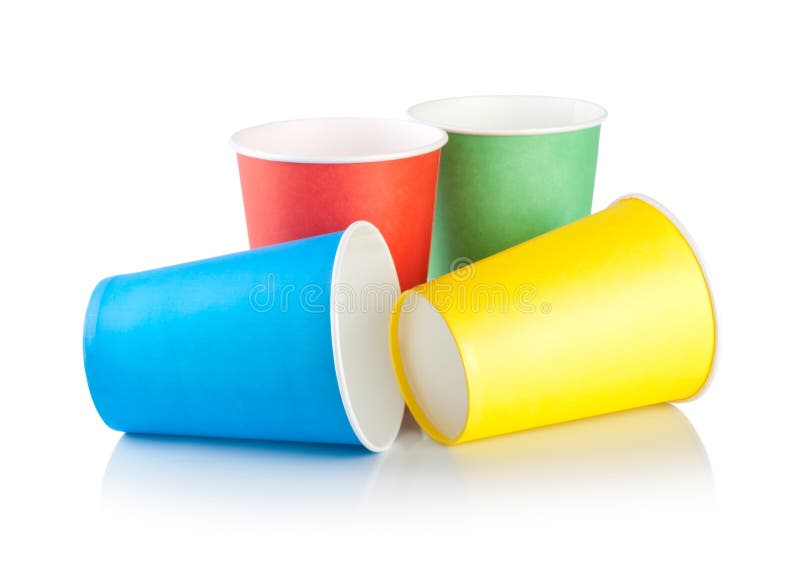 Non recyclable foam cups stock image. Image of disposable - 7531903