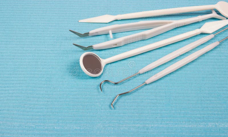 Disposable Dental Instruments. Stock Image - Image of treatment ...