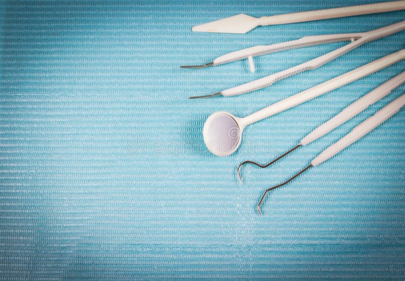 Disposable Dental Instruments. Stock Photo - Image of hygiene ...