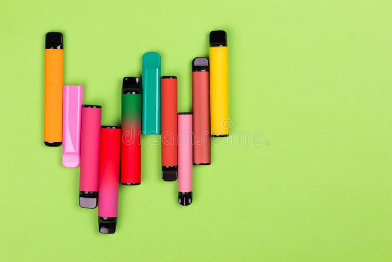 Disposable E-cigarettes Device Pod System Stock Image - Image of device ...