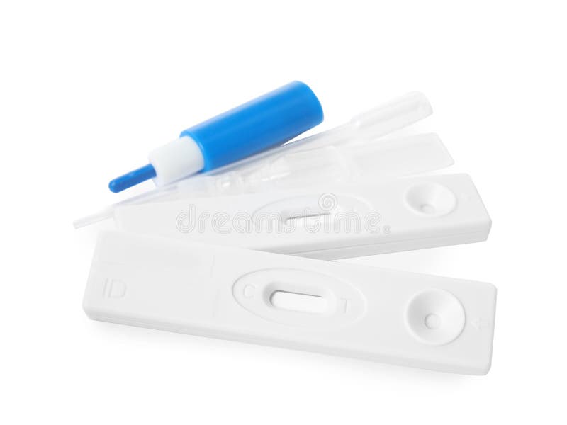 Disposable Express Test Kit for Hepatitis on White Background Stock ...