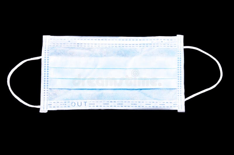 Disposable Face Mask (with Clipping Path) Stock Photo - Image of ...