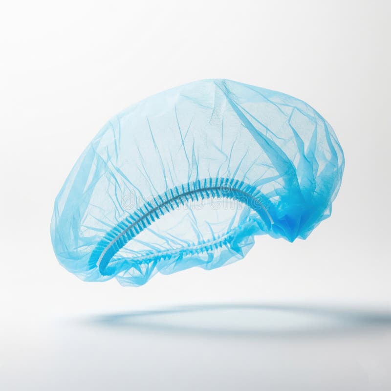 Disposable Hairnet, Light Blue Stock Illustration - Illustration of ...