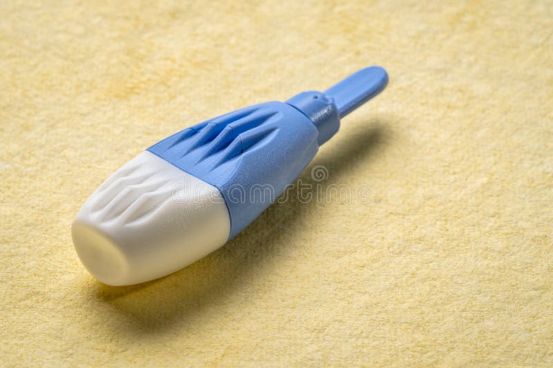 Disposable Mini Lancet for Blood Finger Testing Stock Photo - Image of ...