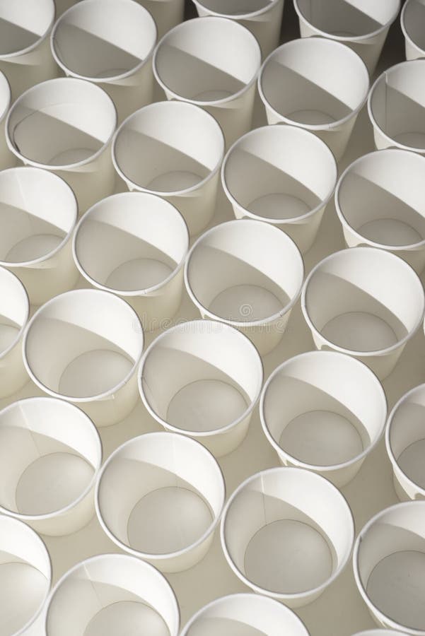 Disposable paper cups stock image. Image of bunch, group - 177146313