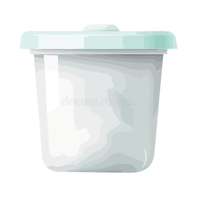 Disposable Plastic Container Stock Vector - Illustration of cartoon ...