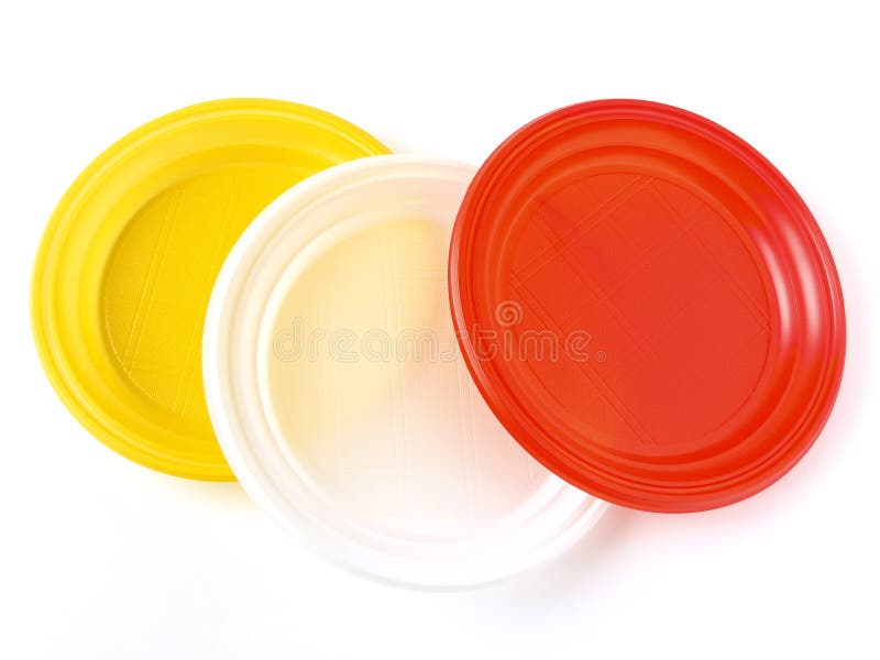 Disposable plates stock image. Image of simplicity, dishware - 14594995