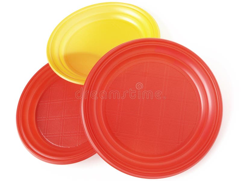Disposable plates stock image. Image of glasses, throwaway - 14333653