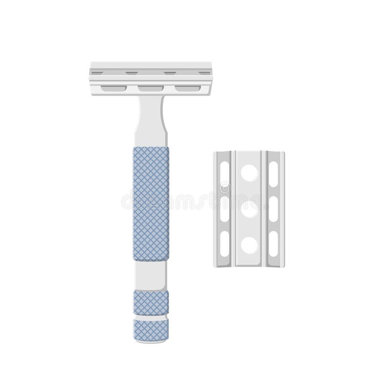Disposable Razor Flat Illustration. Clean Icon Design Element on ...