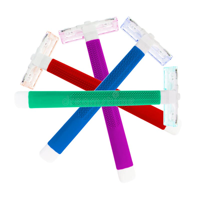 Hand Holding Disposable Razor Stock Photo - Image of person, razors ...