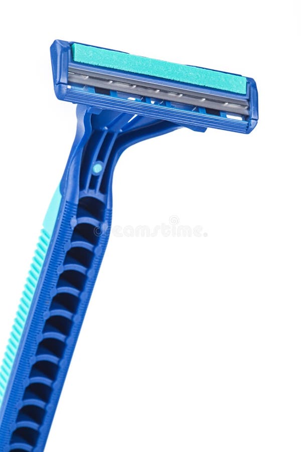 Disposable Shaving Razor stock image. Image of blue, body - 48808895