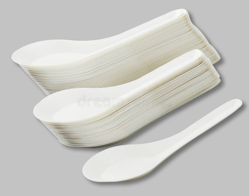 Disposable spoon stock image. Image of tool, utensil - 48968273