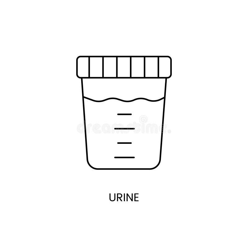 Disposable Sterile Plastic Container with Urine for Analysis, Container ...