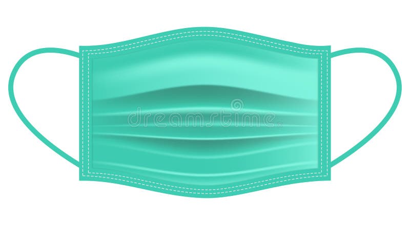 Disposable Surgical Mask / Face Mask Flat Icon for Apps or Websites ...