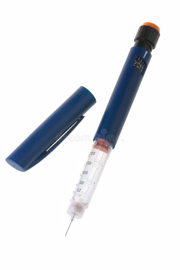 Disposable Insulin Injection Pen Stock Photo - Image of sugar ...