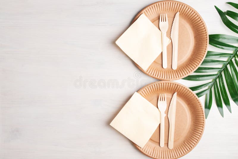 Disposable Tableware Wood, Biodegradable Ecological Plates, Wooden ... Disposable Tableware Wood, Biodegradable Ecological Plates, Wooden ...
