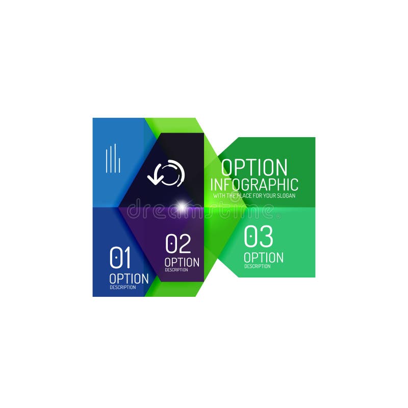 Disposiciones De La Bandera De Infographic Ilustración del Vector ...