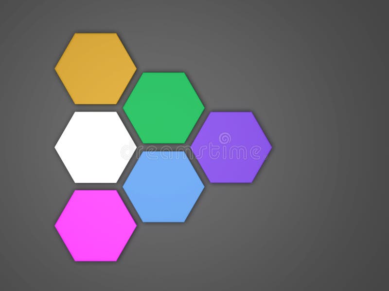 Disposition De Calibre De L'octogone 3D Illustration Stock ...